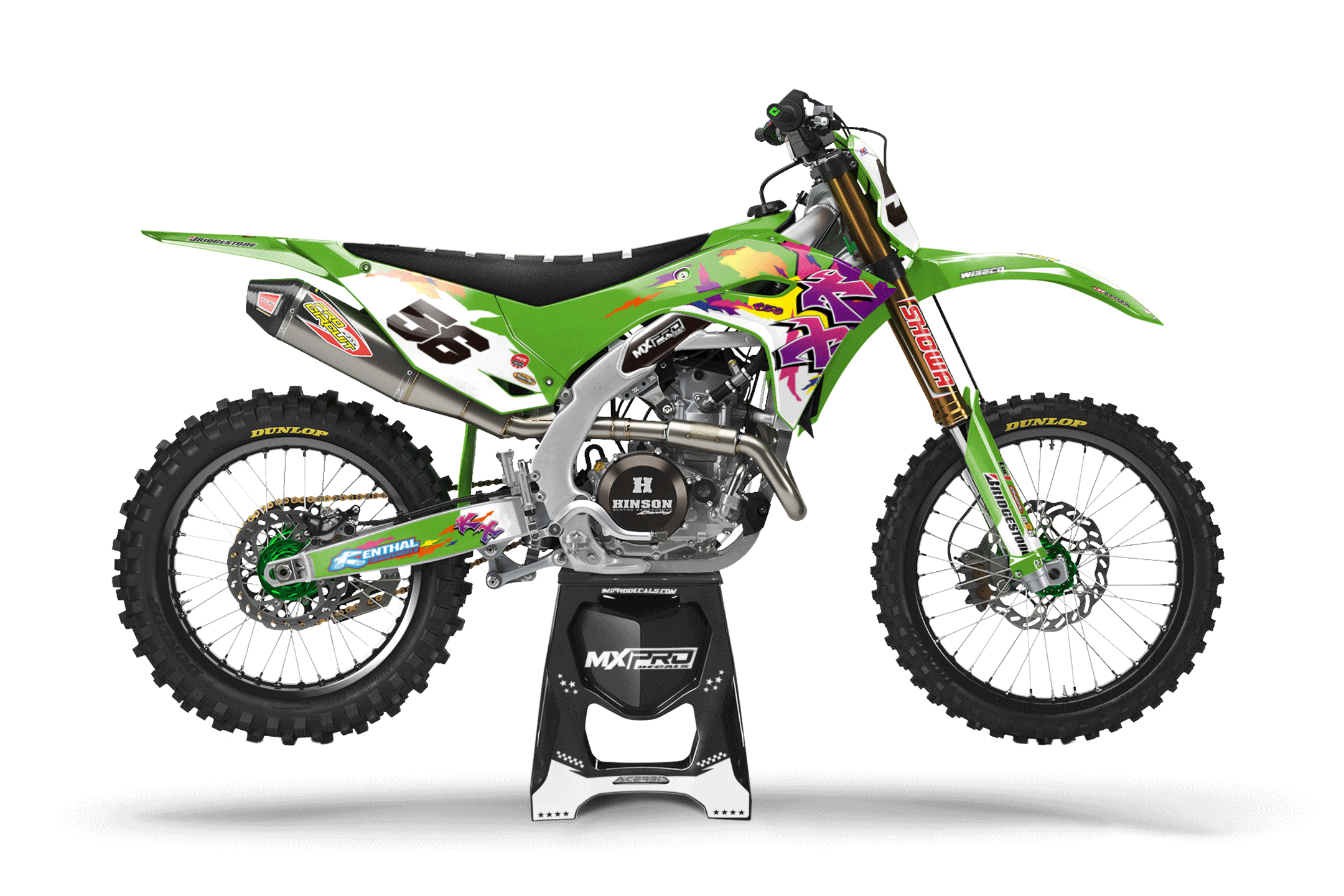 CustomMX Graphics Kit unbeatable Fits KAWASAKI