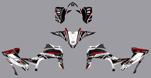 Yamaha YFZ 450R (2014 to 2024) graphic kit 41 | MXProDecals