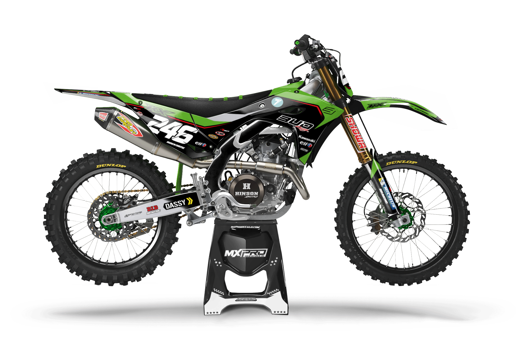 Kawasaki KX450 (2024-2025) KX250F (2025) graphic kit 29 | MXProDecals
