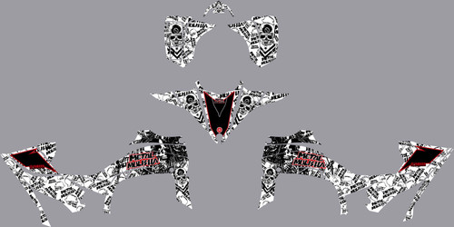 Yamaha YFZ 450R (2014 to 2024) graphic kit 10 | MXProDecals