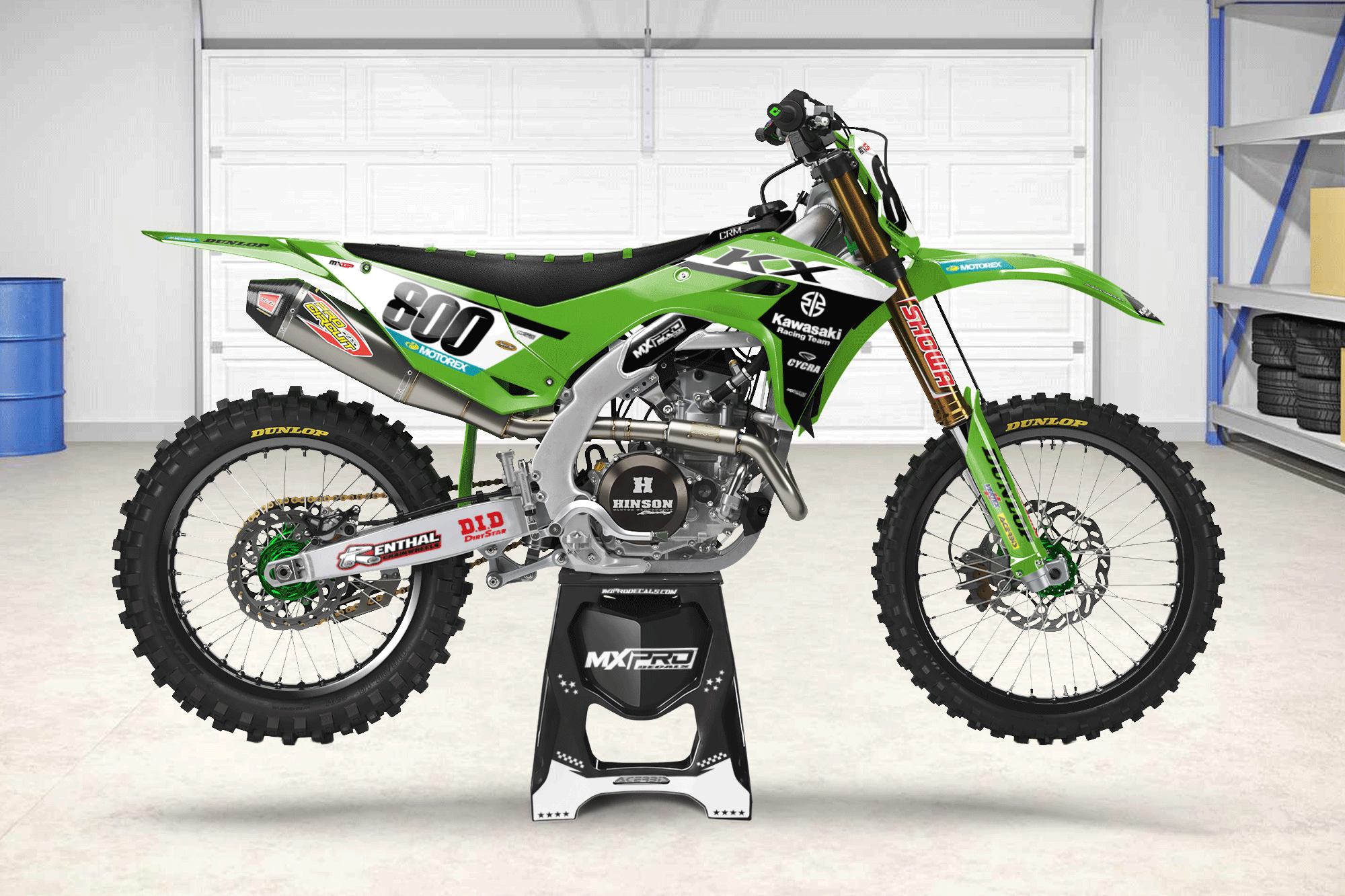 Kawasaki KX450 (2024-2025) KX250F (2025) graphic kit 28 | MXProDecals