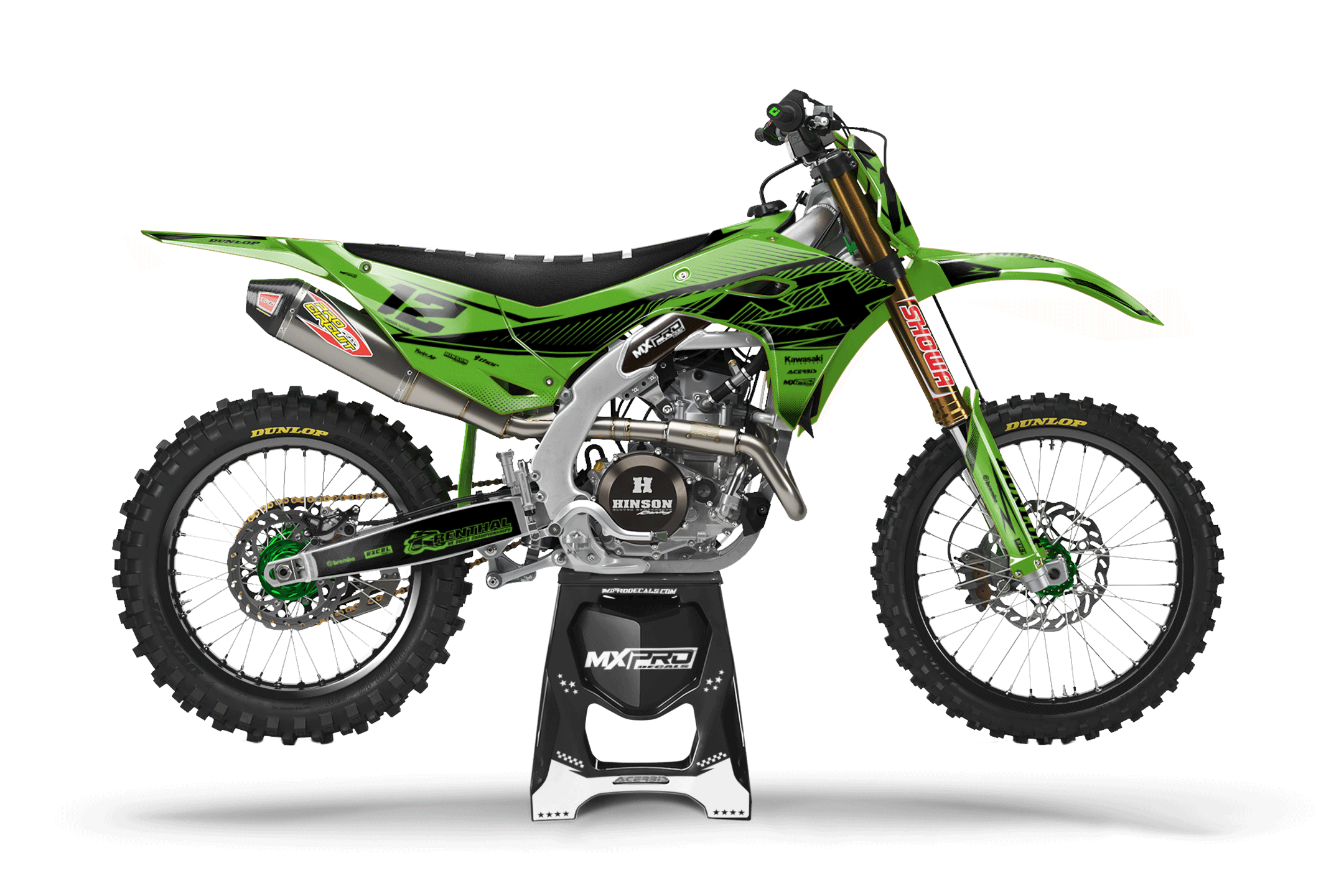 Kawasaki KX450 (2024-2025) KX250F (2025) graphic kit 7 | MXProDecals