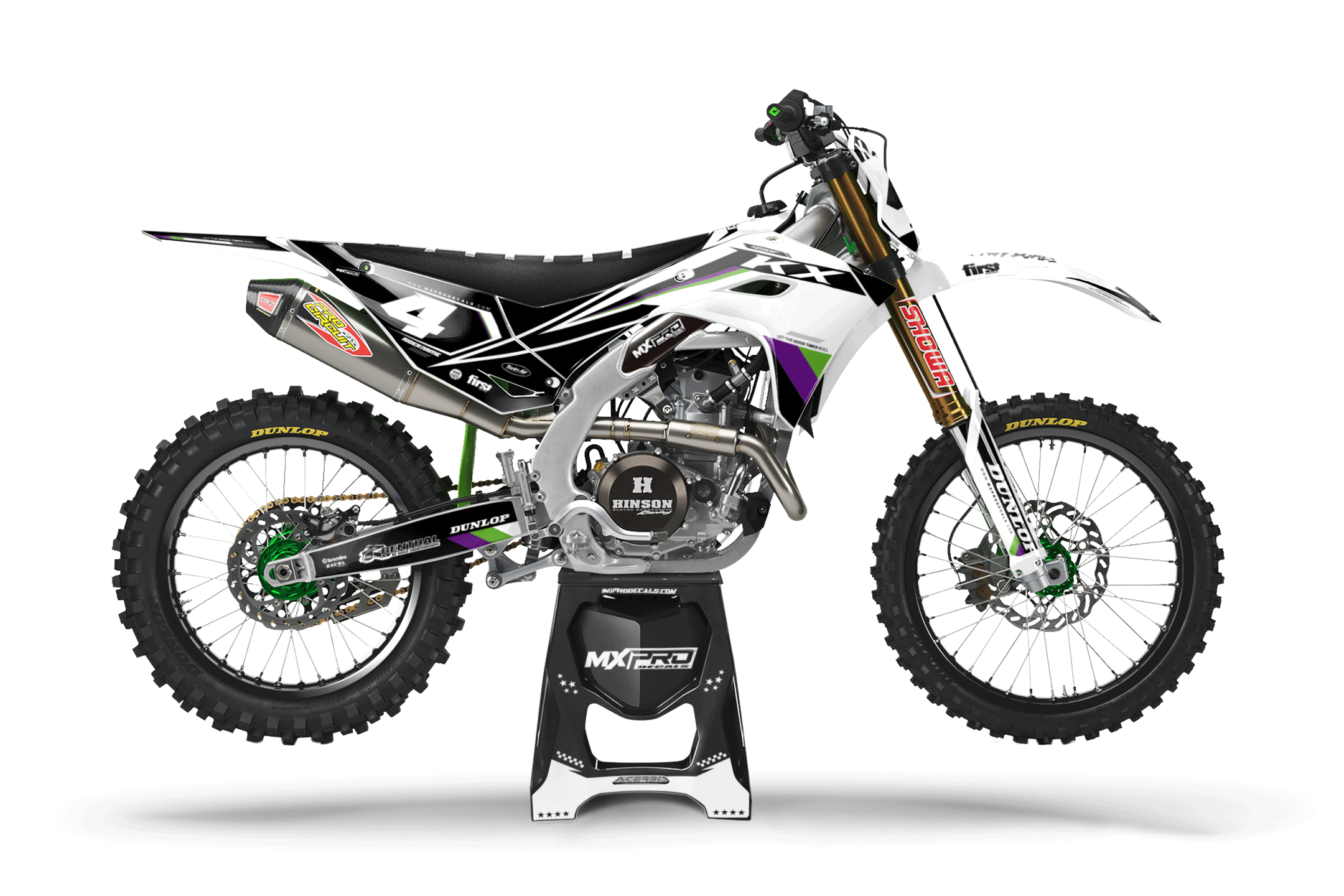 Kawasaki KX450 (2024-2025) KX250F (2025) graphic kit 11 | MXProDecals