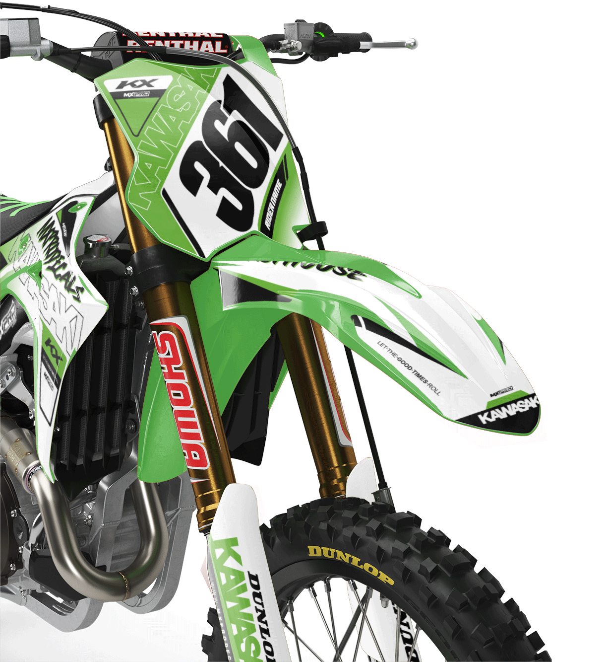 Kawasaki KX450 (2024-2025) KX250F (2025) graphic kit 26 | MXProDecals
