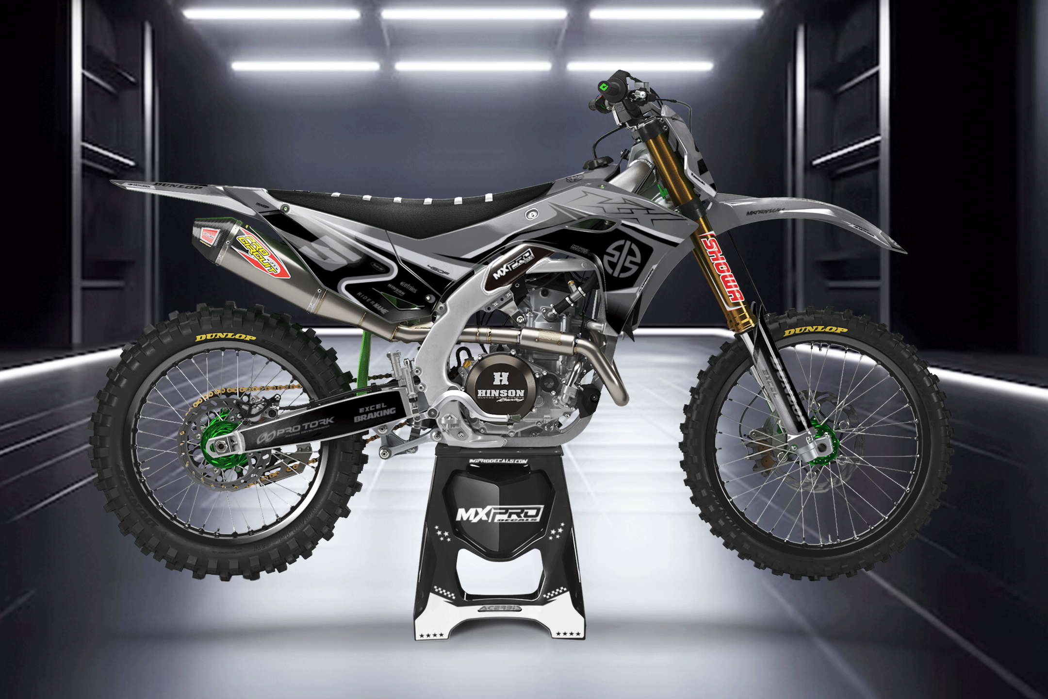 Kawasaki KX450 (2024-2025) KX250F (2025) graphic kit 16 | MXProDecals