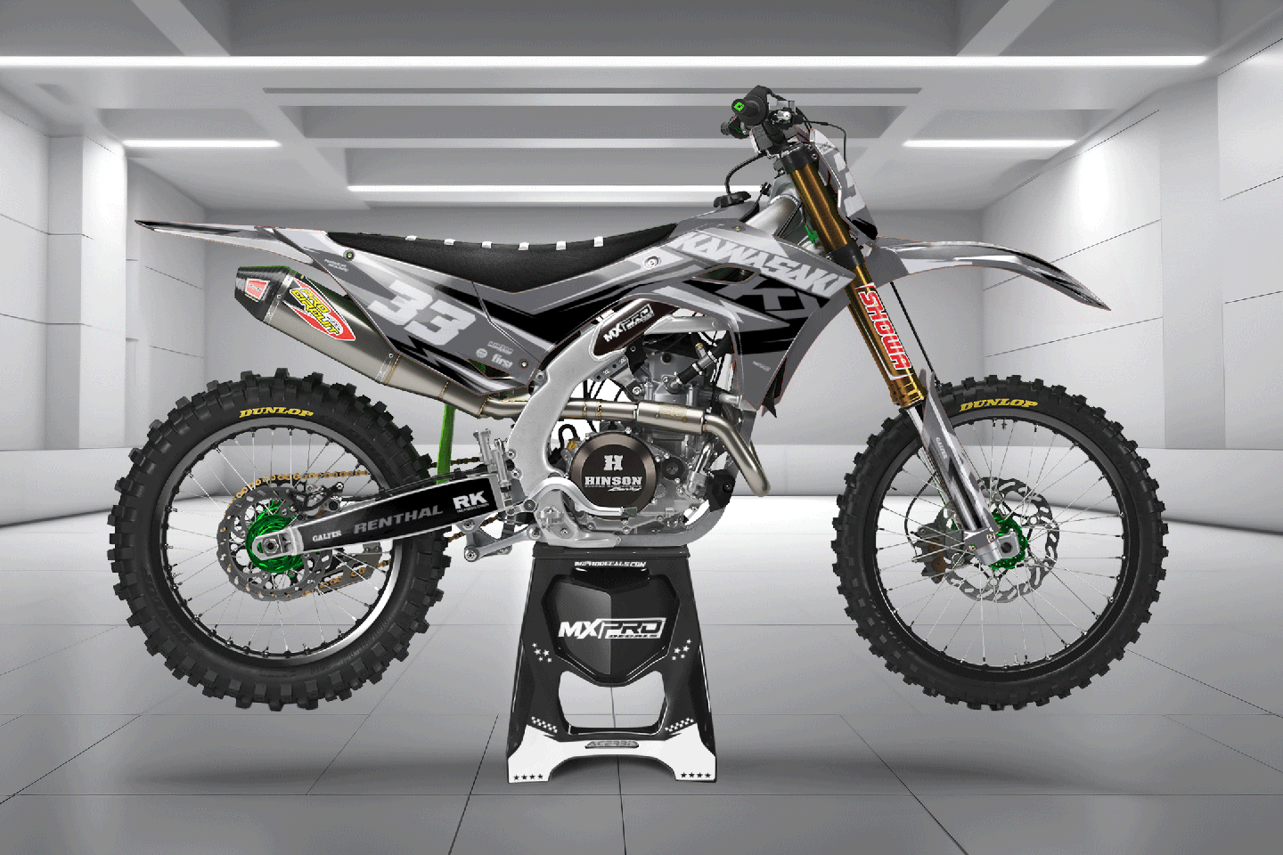 Kawasaki KX450 (2024-2025) KX250F (2025) graphic kit 6 | MXProDecals