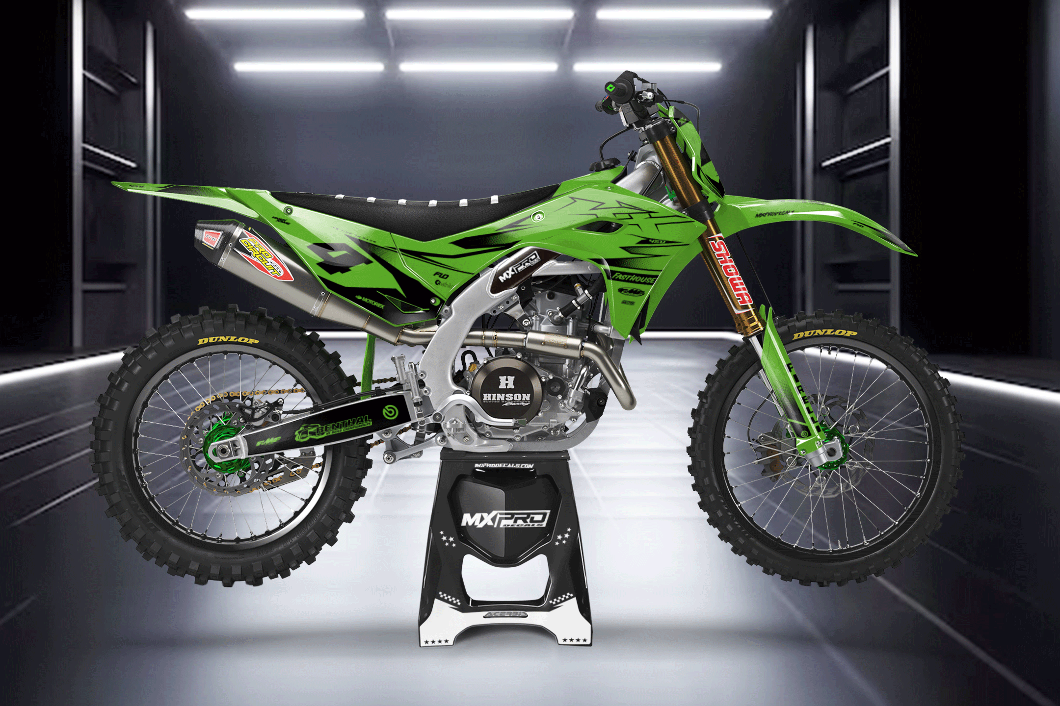 Kawasaki KX450 (2024-2025) KX250F (2025) graphic kit 14 | MXProDecals