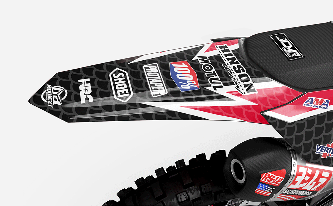 HONDA CRF250R (2022 to 2024) CRF450R (2021 to 2024) graphic kit 15 ...