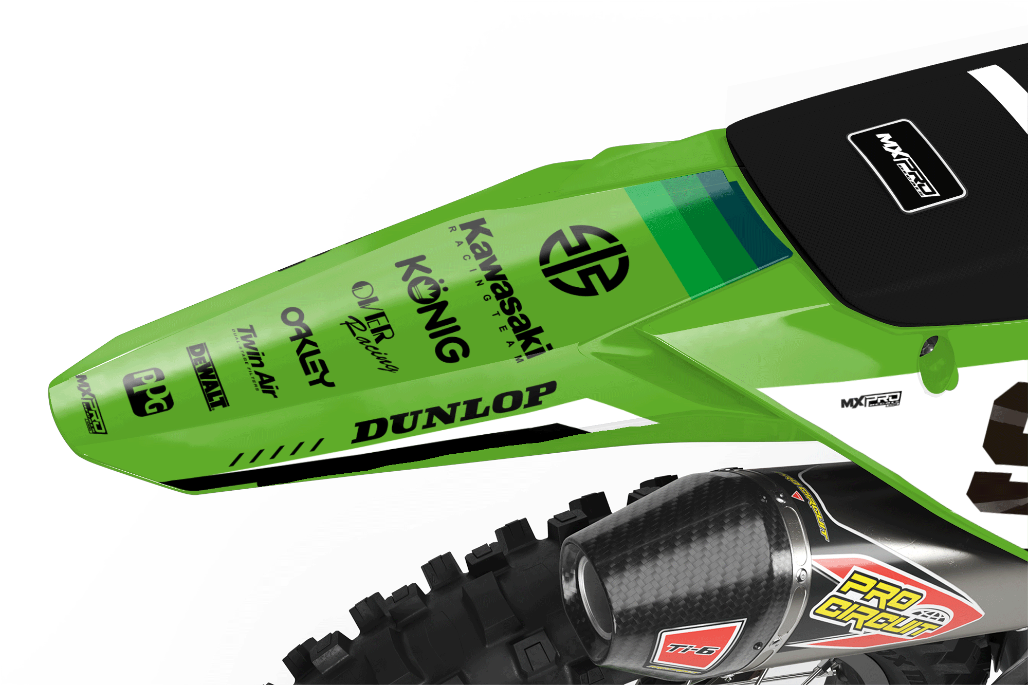 Kawasaki KX450 (2024-2025) KX250F (2025) graphic kit 9 | MXProDecals