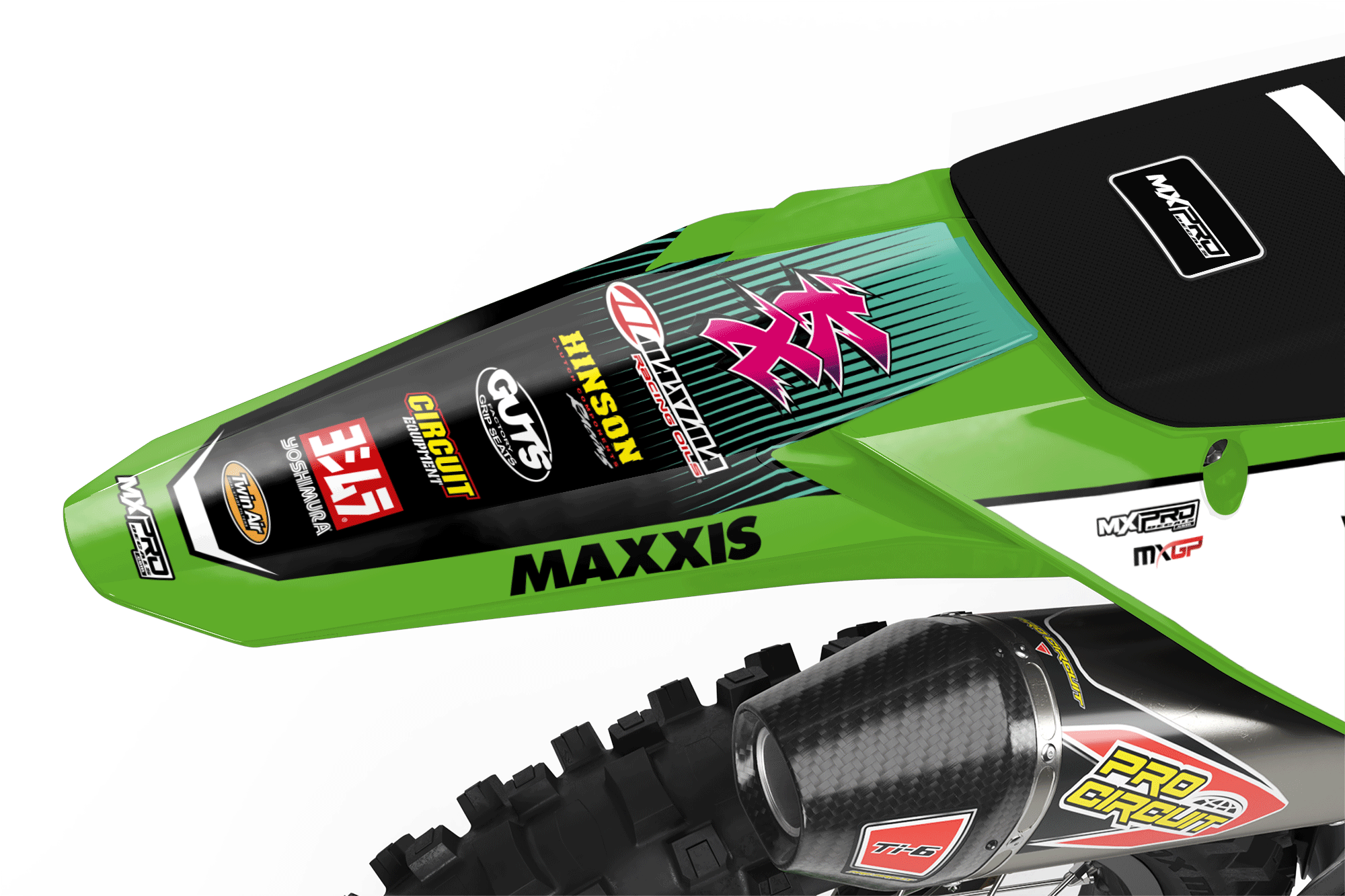 Kawasaki KX450 (2024-2025) KX250F (2025) graphic kit 10 | MXProDecals