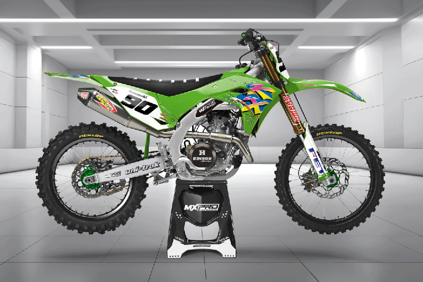 Kawasaki KX450 (2024-2025) KX250F (2025) graphic kit 1 | MXProDecals