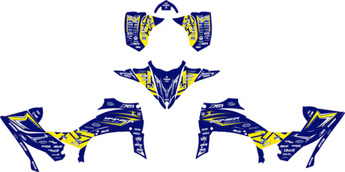 Yamaha YFZ 450R (2014 to 2024) graphic kit 5 | MXProDecals