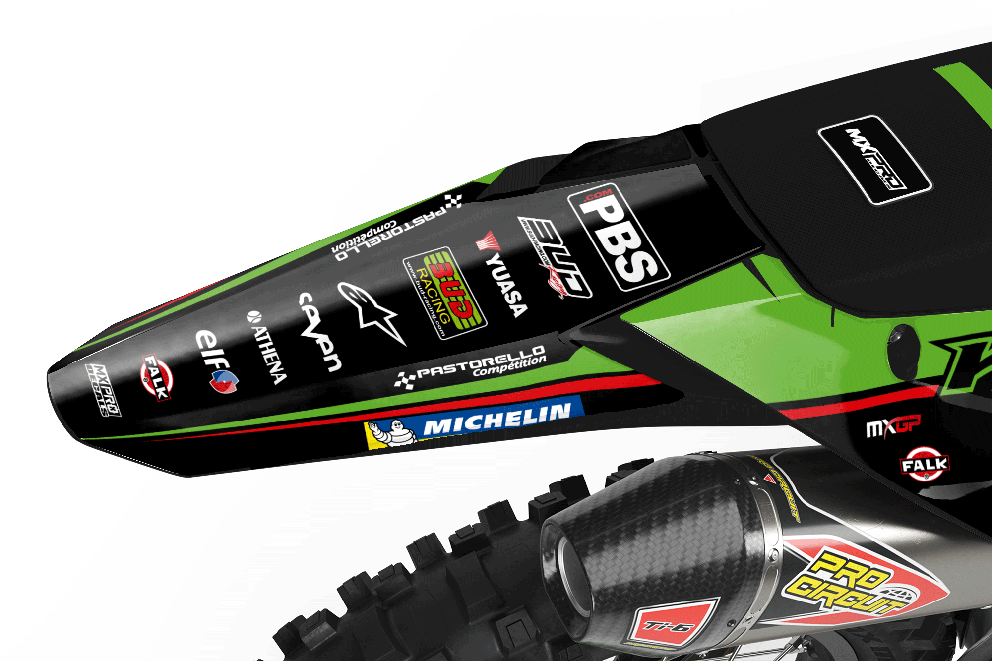 Kawasaki KX450 (2024-2025) KX250F (2025) graphic kit 29 | MXProDecals