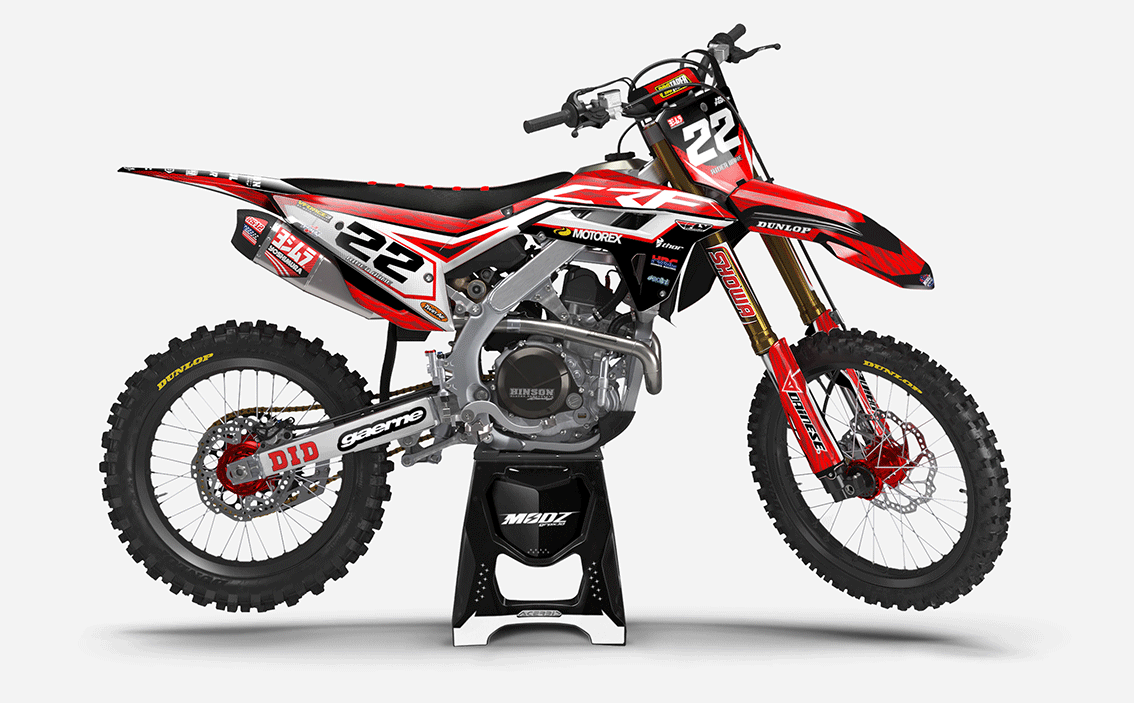 HONDA CRF250R (2022 to 2024) CRF450R (2021 to 2024) graphic kit 20 ...