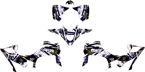 Yamaha YFZ 450R (2014 to 2024) graphic kit 51 | MXProDecals
