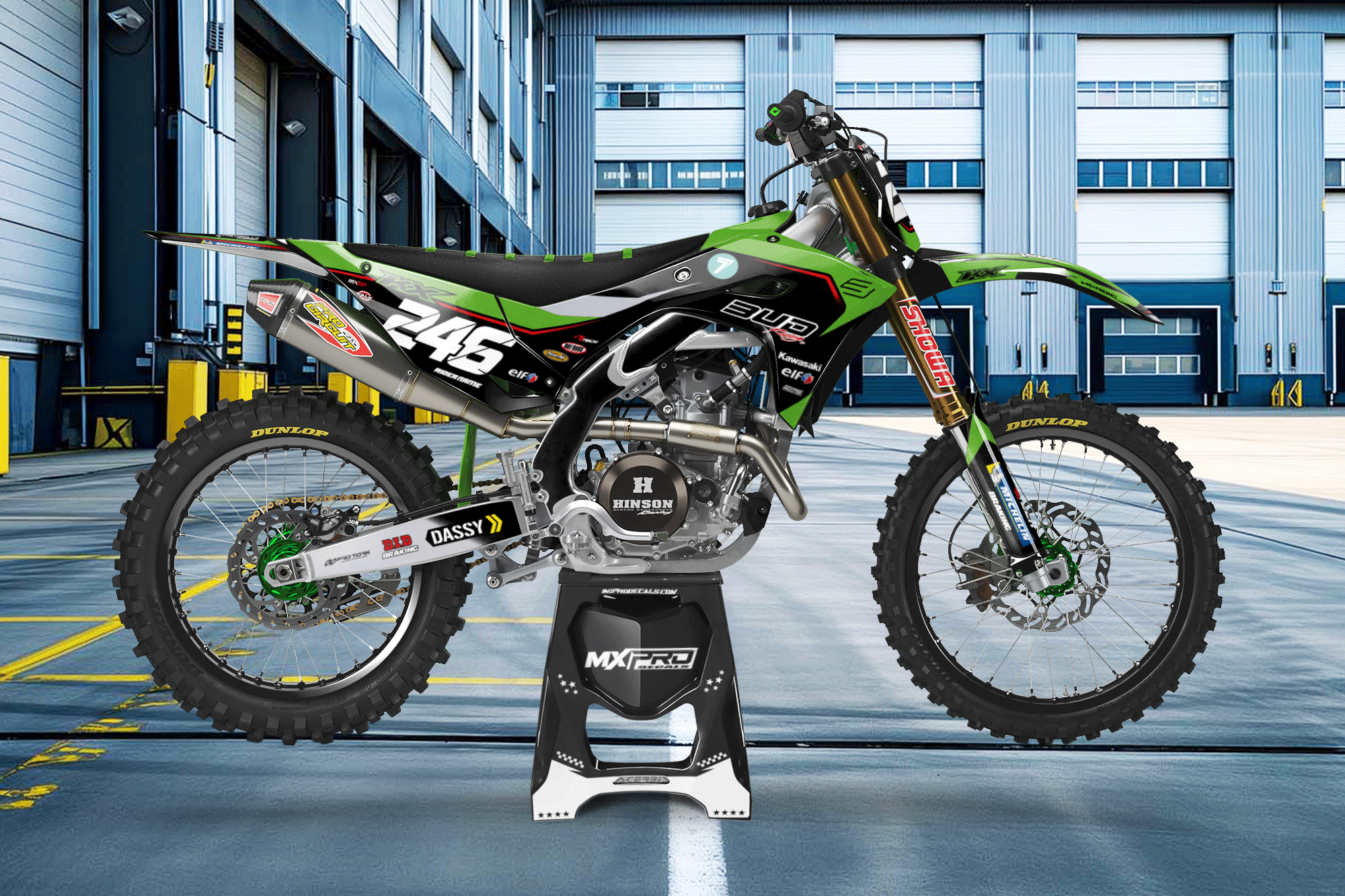 Kawasaki KX450 (2024-2025) KX250F (2025) graphic kit 29 | MXProDecals