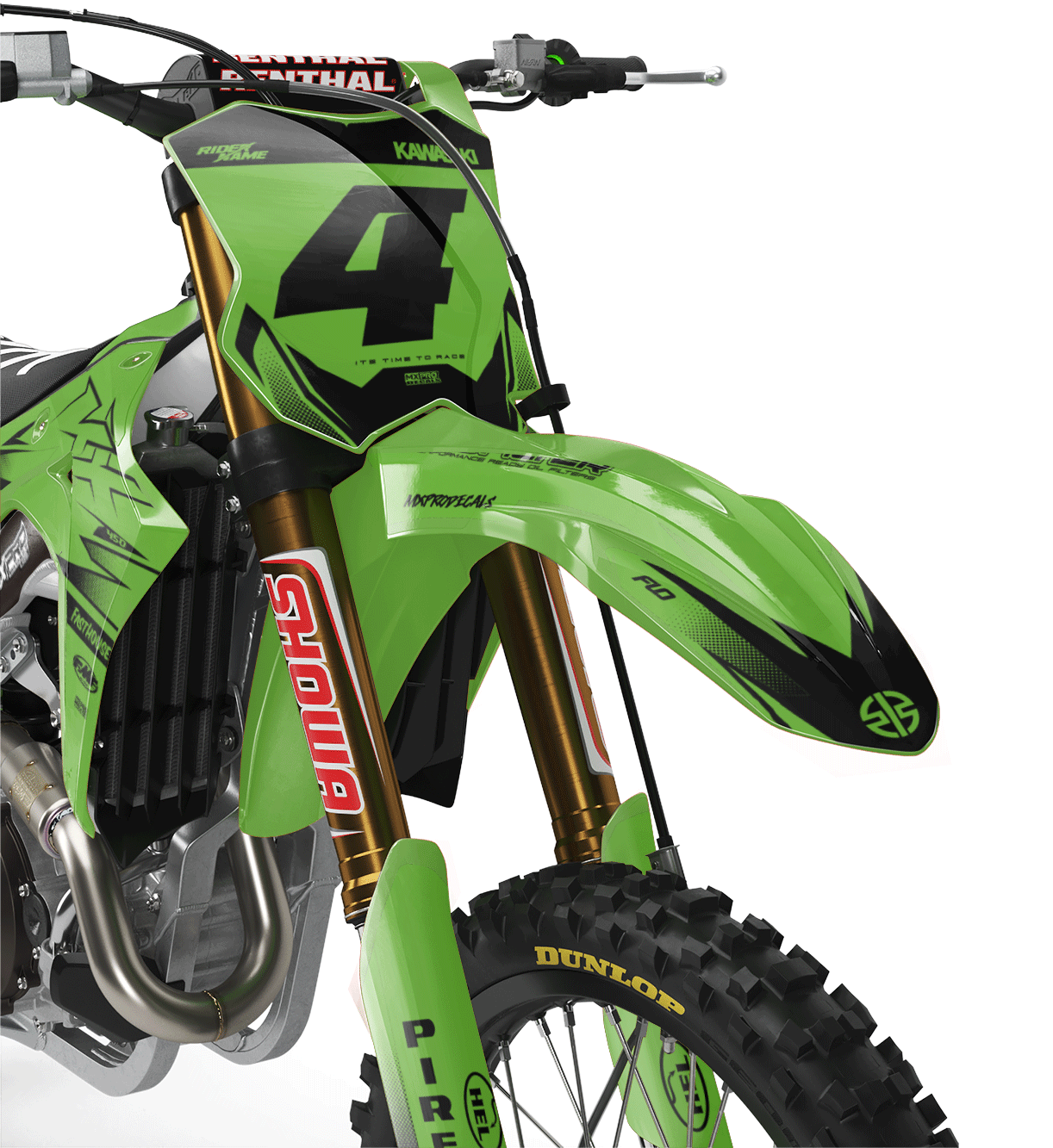 Kawasaki KX450 (2024-2025) KX250F (2025) graphic kit 14 | MXProDecals