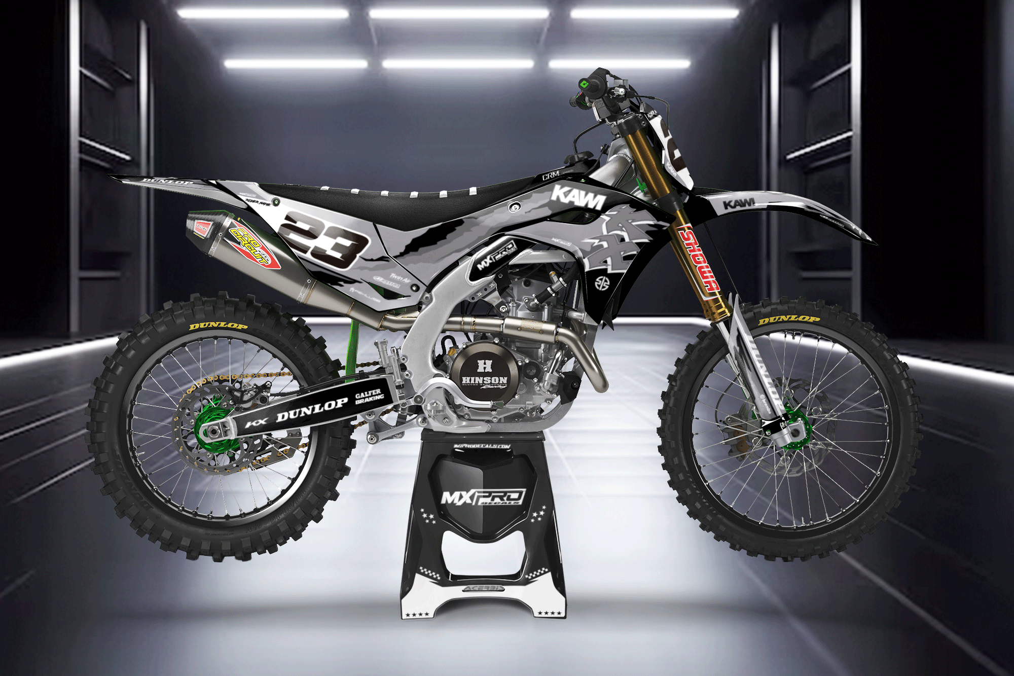 Kawasaki KX450 (2024-2025) KX250F (2025) graphic kit 25 | MXProDecals