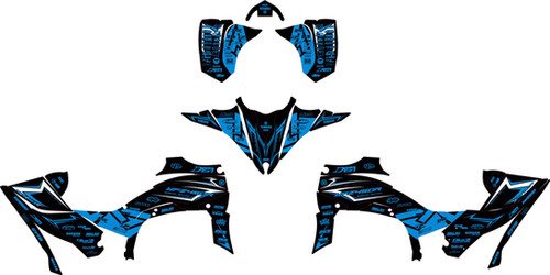Yamaha YFZ 450R (2014 to 2024) graphic kit 22 | MXProDecals