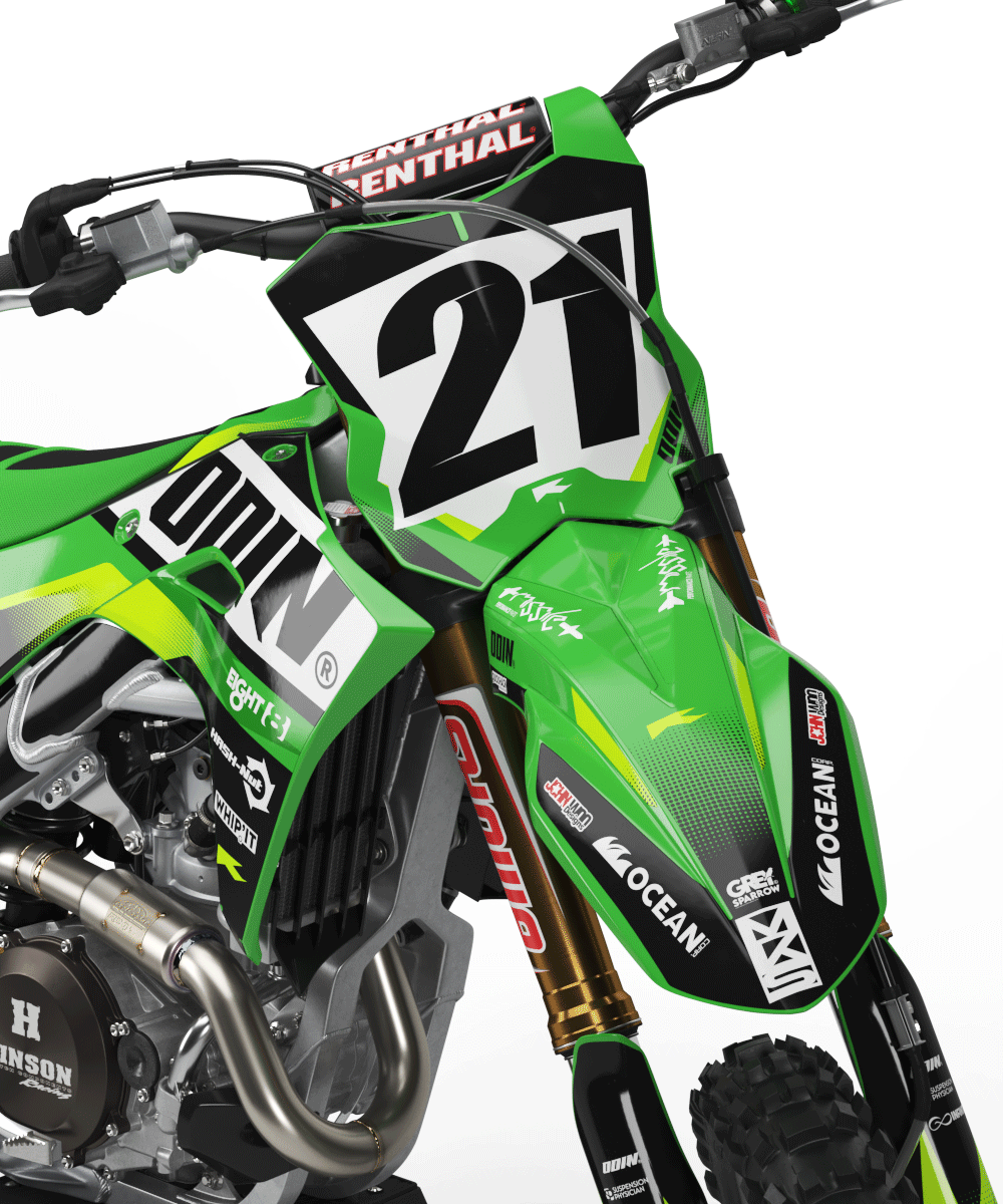Kawasaki KX450 (2024-2025) KX250F (2025) graphic kit 18 | MXProDecals