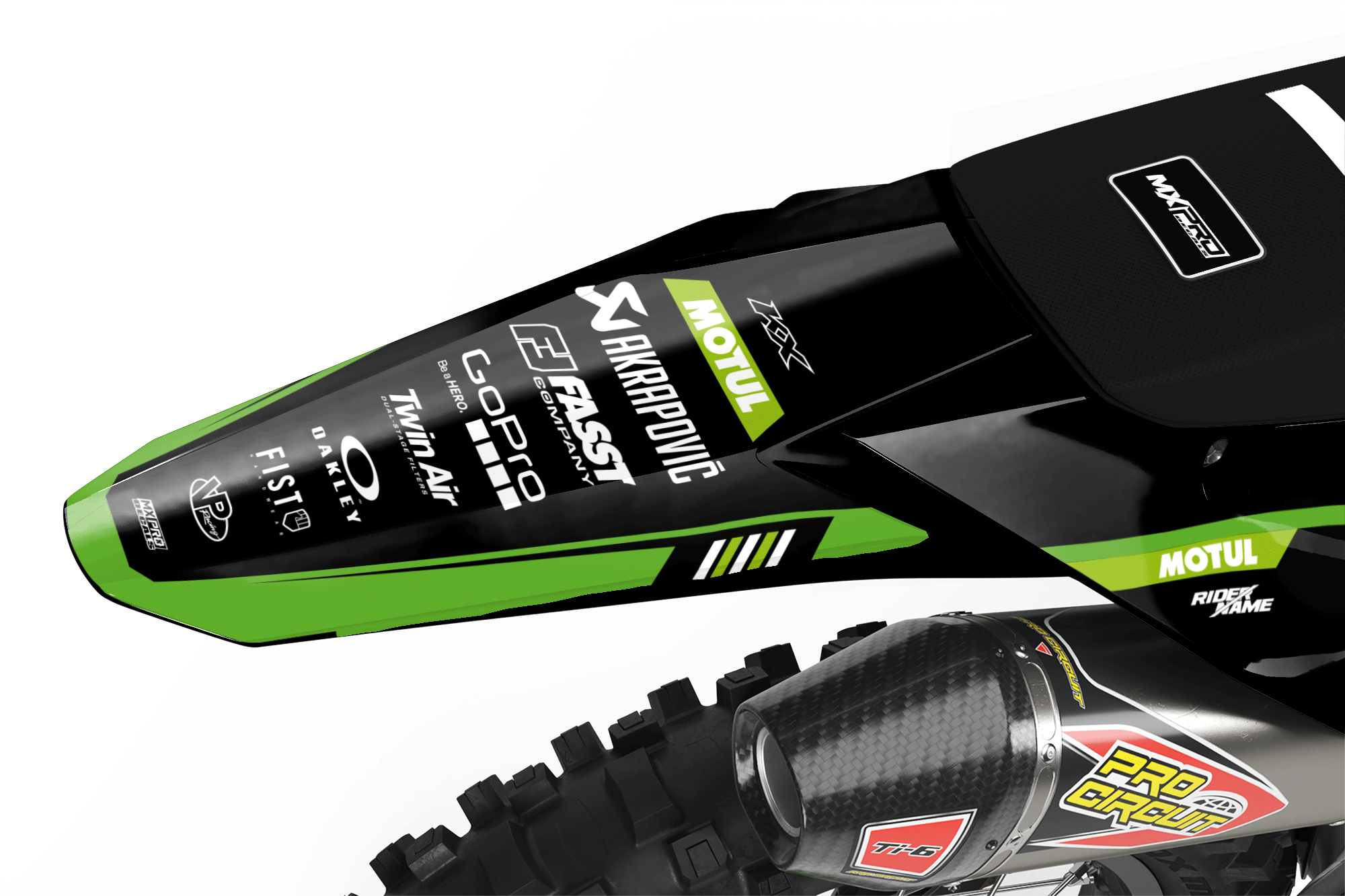 Kawasaki KX450 (2024-2025) KX250F (2025) graphic kit 17 | MXProDecals