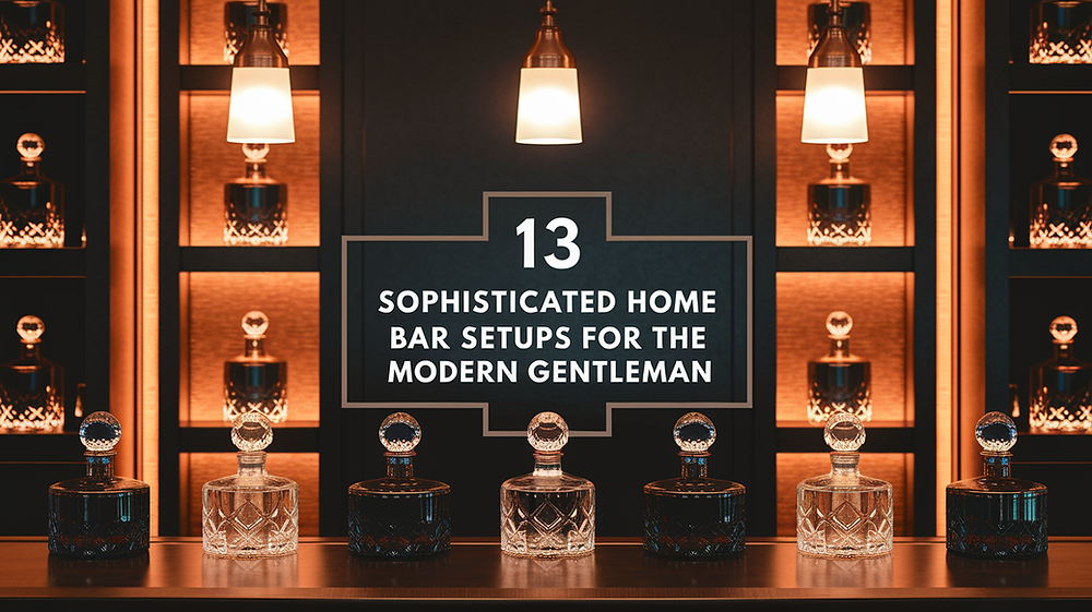 13 Sophisticated Home Bar Setups for the Modern Gentleman