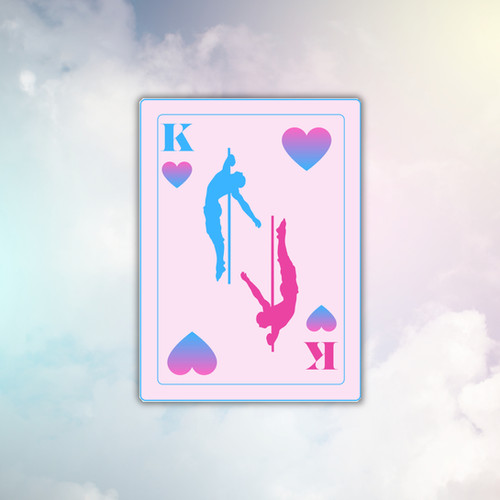 King of Hearts Sticker | Pole Sweets