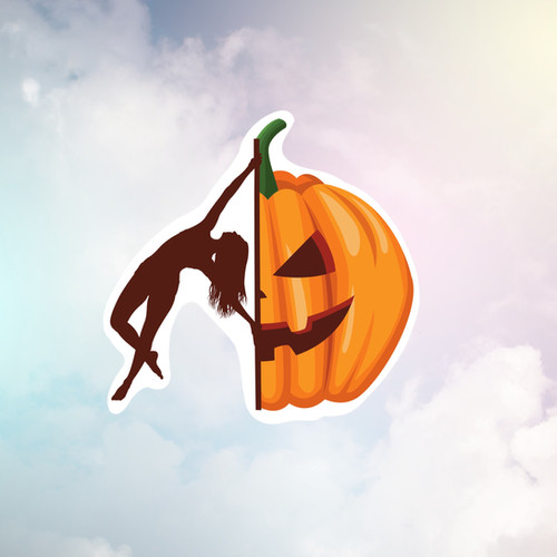 Pole Pumpkin Sticker | Pole Sweets