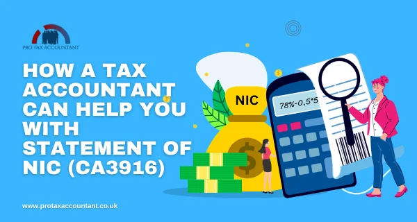 Statement of National Insurance Contributions (CA3916)