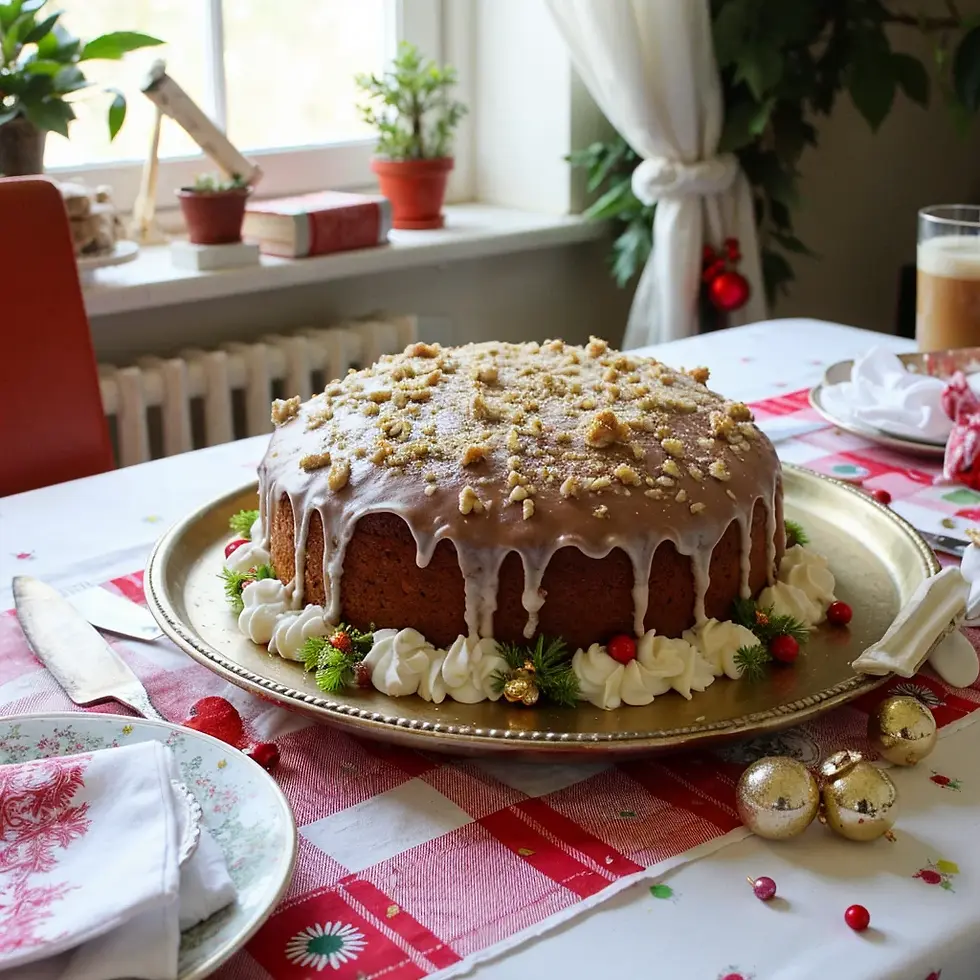 How to Make BeRo Cookbook Christmas Cake at Home?
