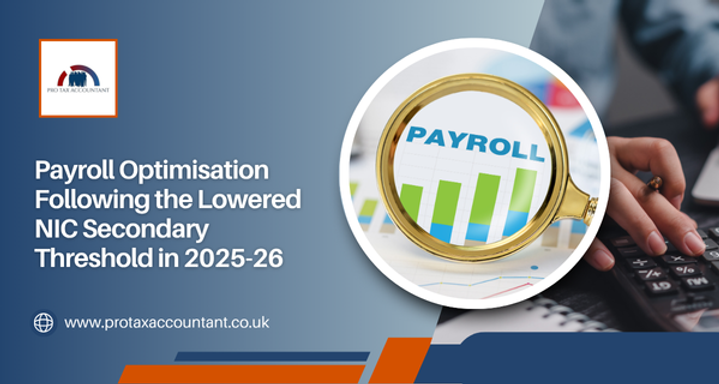 Payroll Optimisation Following the Lowered NIC Secondary Threshold in ...