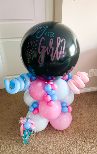 Basic Gender Reveal Balloon Set | Balloon Studio YEG