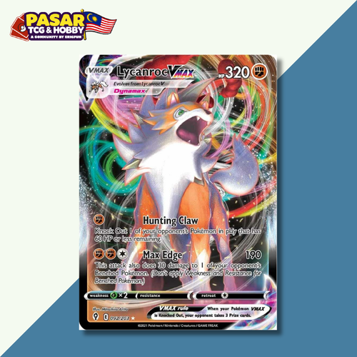Pokemon Evolving Skies 092 Lycanroc VMAX | ericfun