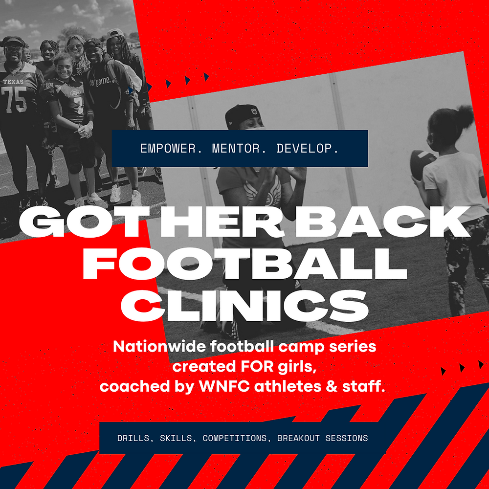 Got Her Back Charity & the WNFC Launch Female Football Clinic Series