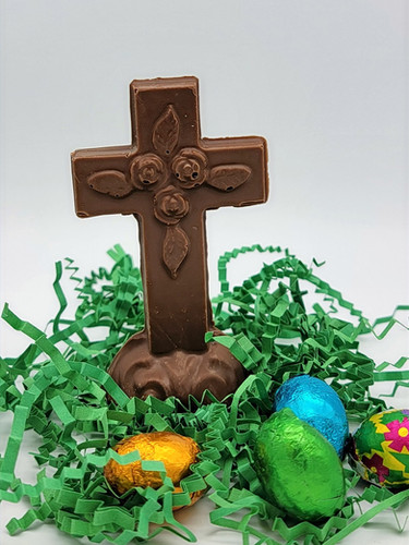 Solid Chocolate Cross | TC CANDY
