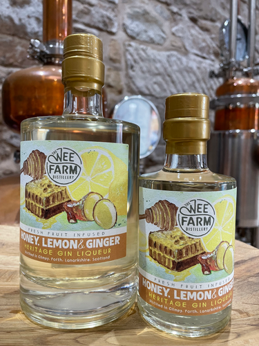 Honey Lemon Ginger Gin Liqueur | Wee Farm Distillery