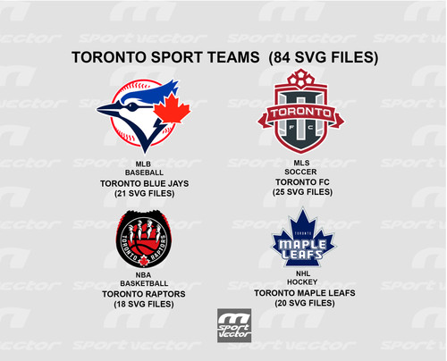 Toronto SVG Bundle | Toronto Teams SVG Sport Clipart | MagicSportVector