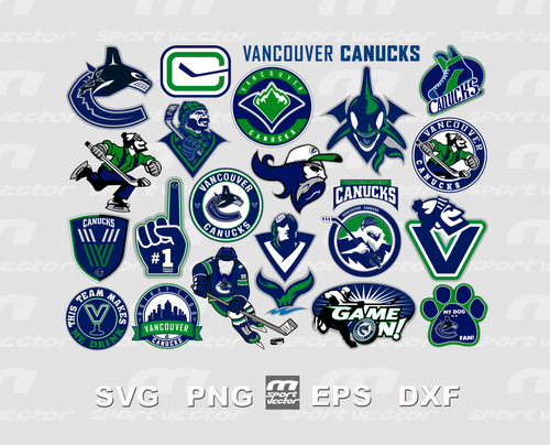 Vancouver Canucks NHL Team SVG Bundle | Hockey SVG NHL Clipart ...