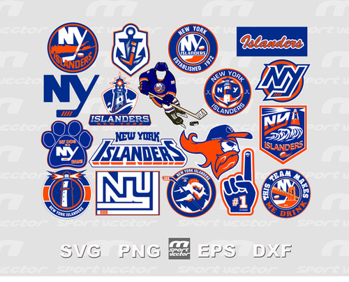 New York Islanders NHL Team SVG Bundle | Hockey SVG NHL Clipart ...