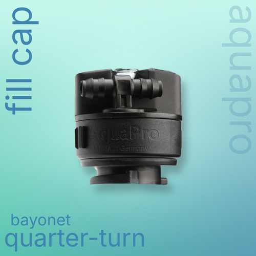Fill Cap Bayonet Quarter-Turn without Float | AquaPro Watering Kit