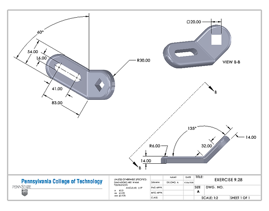 Auxiliary and section views | Austin DeLong