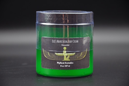 Isis's Nourishing Body Cream: Unscented 8 oz Jar | Mythical Aromatics