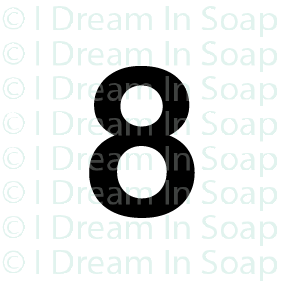 Number Soap Stamp Plates | I Dream In Soap