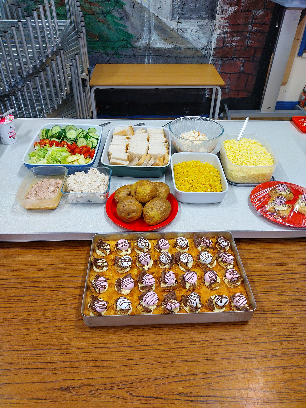 Bonfire School Lunch