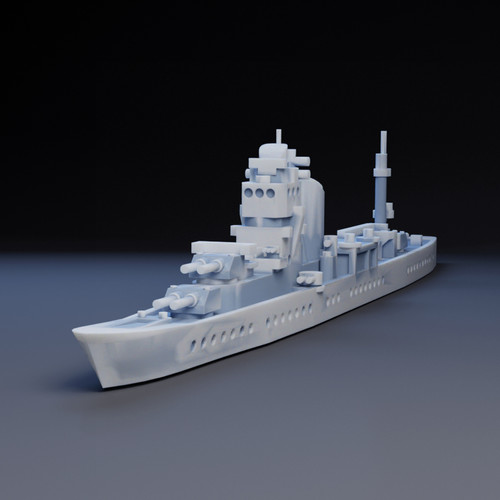 Japanese Agano Class Cruiser Warship | Bunker Miniatures