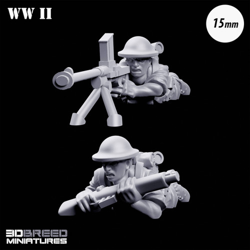 NA BRITISH Boys Rifle Team | Bunker Miniatures