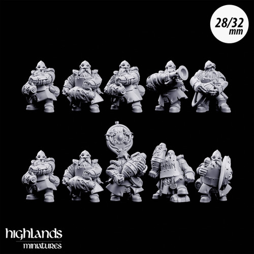 Dwarf Firespitters | Bunker Miniatures