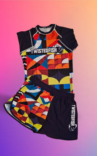 Adult Twisted 'Multi' Shorts | Twisted Fish