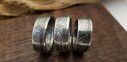 Indian Rupee Silver Ring