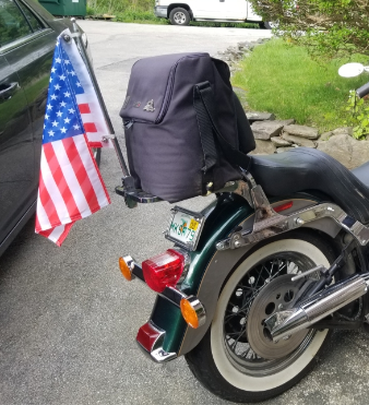 Motorcycle Luggage Rack Swiveler Flag Pole | Original Swiveler